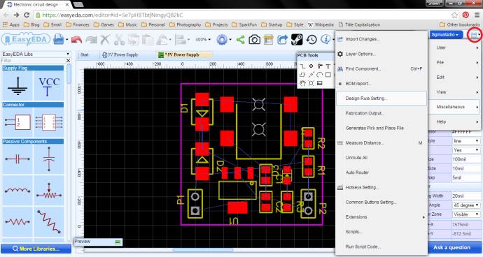 Getting Started with EasyEDA Part 3: PCB Layout - Shawn Hymel