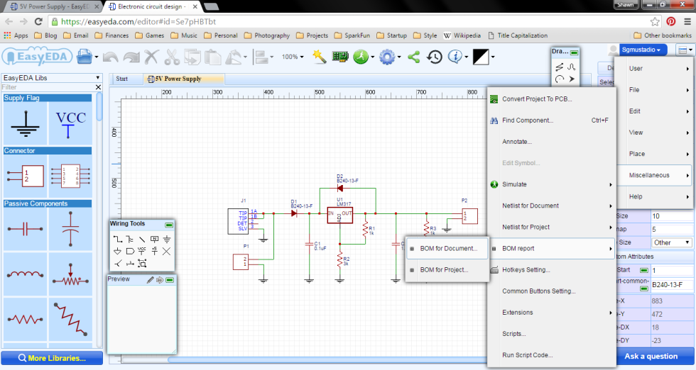 Getting Started with EasyEDA Part 2: Schematic Capture - Shawn Hymel